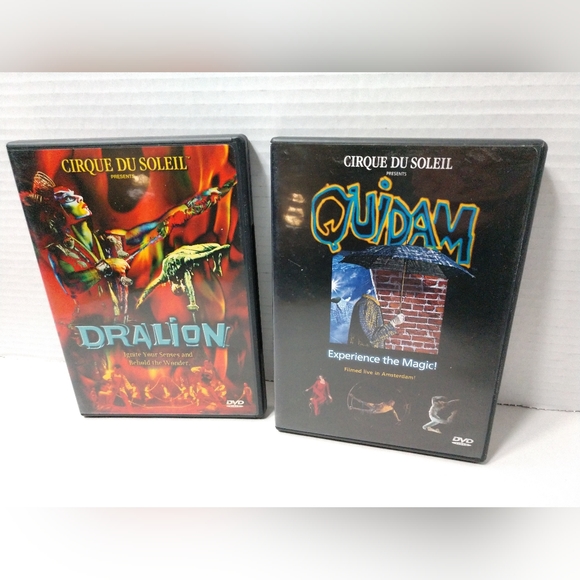 Cirque Du Soleil | Other | Cirque Du Soleil Dvd Lot Of 2 Dralion And ...